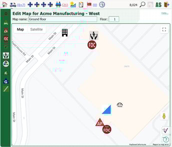 Preplan Maps / Facility Fire Diagrams