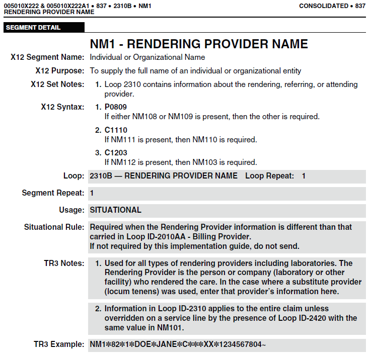 Single NPI Billing, Taxonomy Codes, and Missing Loops 2000A or 2310B