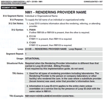 Single NPI Billing, Taxonomy Codes, and Missing Loops 2000A or 2310B