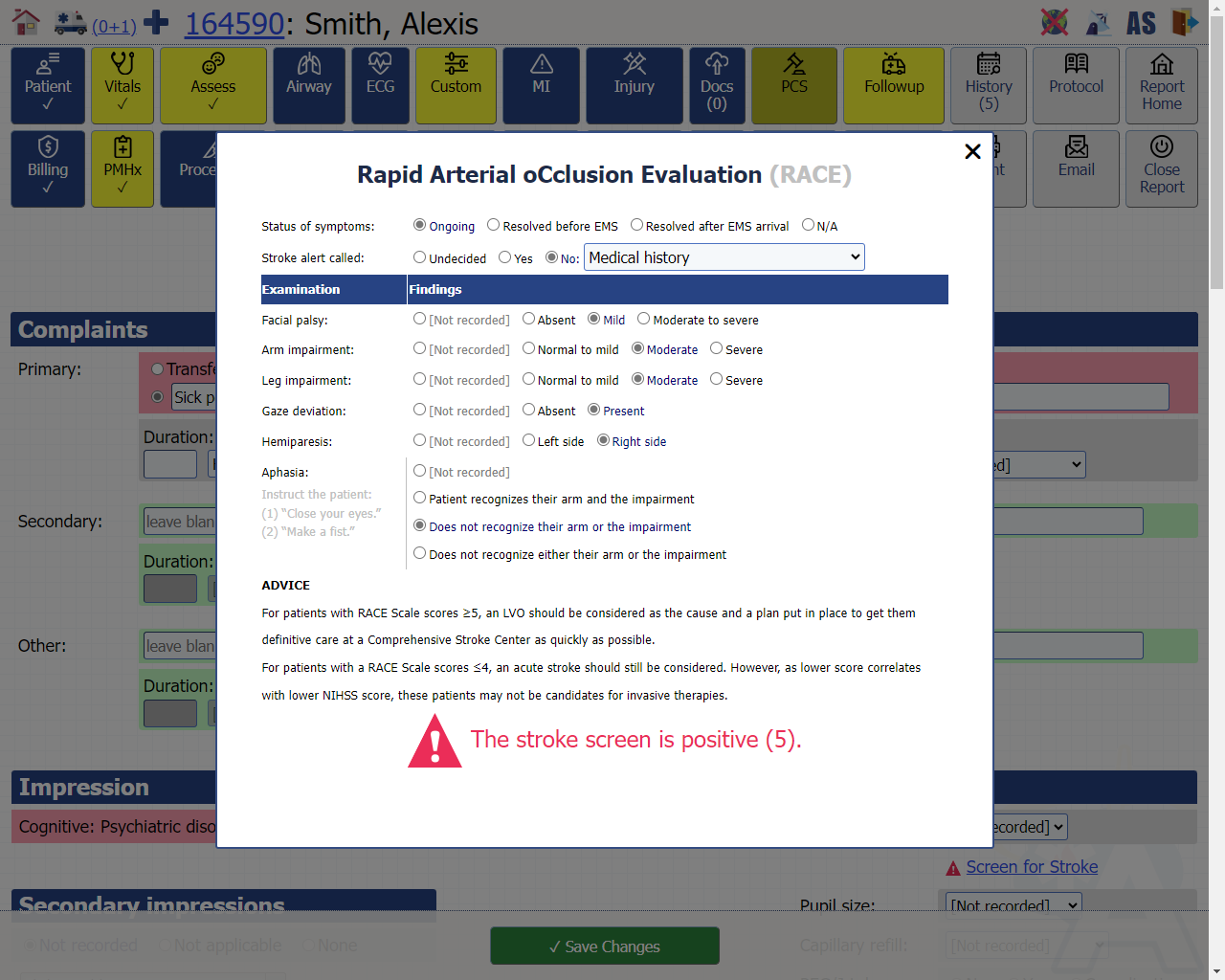 Stroke Scales / Stroke Screens / Stroke Scores