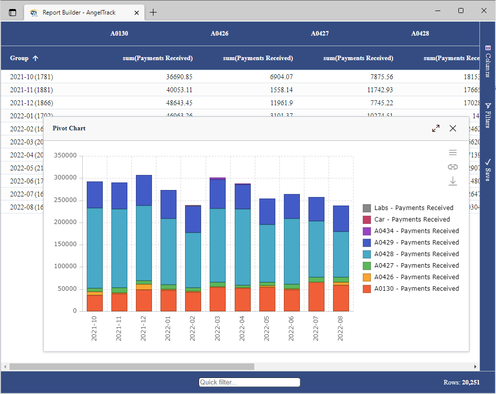 Report Builder Walkthrough: HCPCS Pivot Report